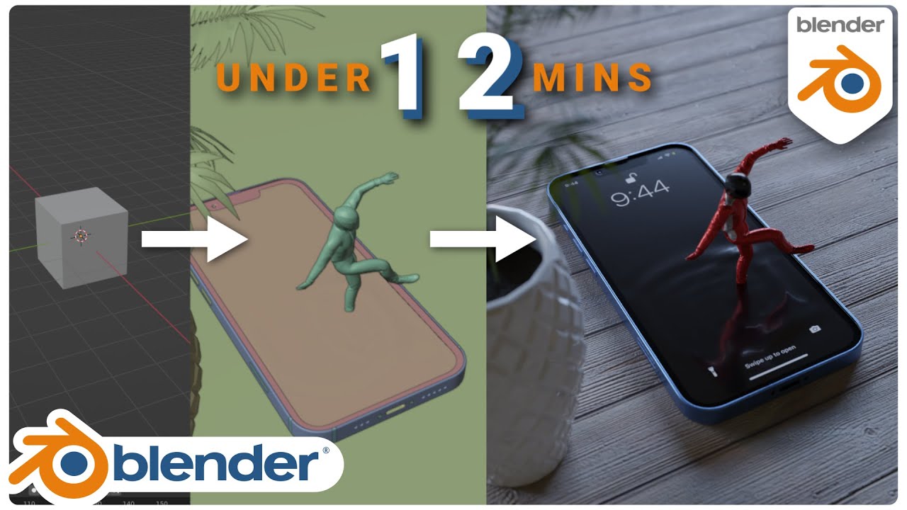 Your First Animation In Blender Blender Tutorial Youtube