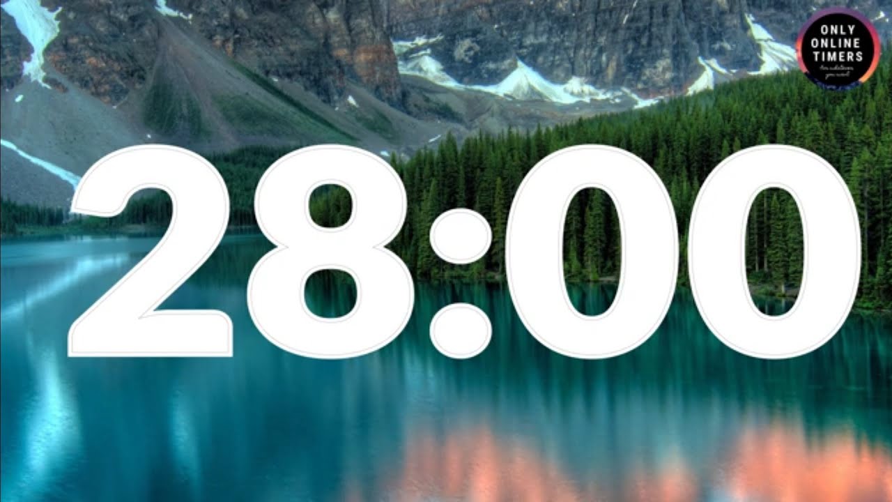 28 Minute Timer Countdown Timer Youtube
