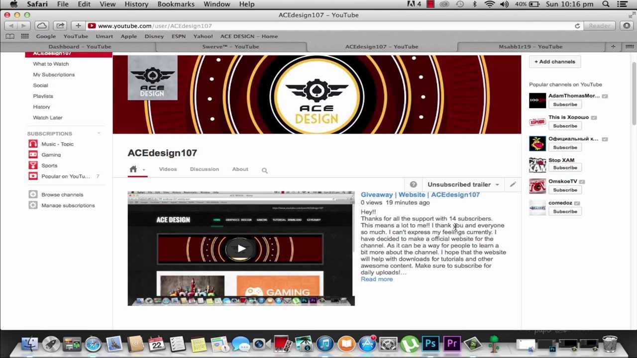 How To Edit Channel Layout Dashboard Tutorial Youtube