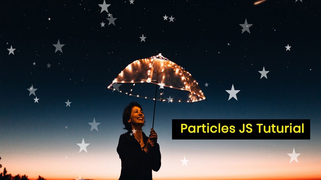 How To Use Particles Js Particle Js Effect Javascript Animated