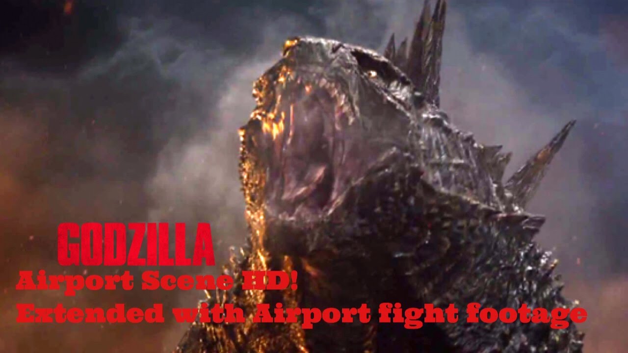 Godzilla 2014 Airport Scene And Some Of The Airport Fight Ultra