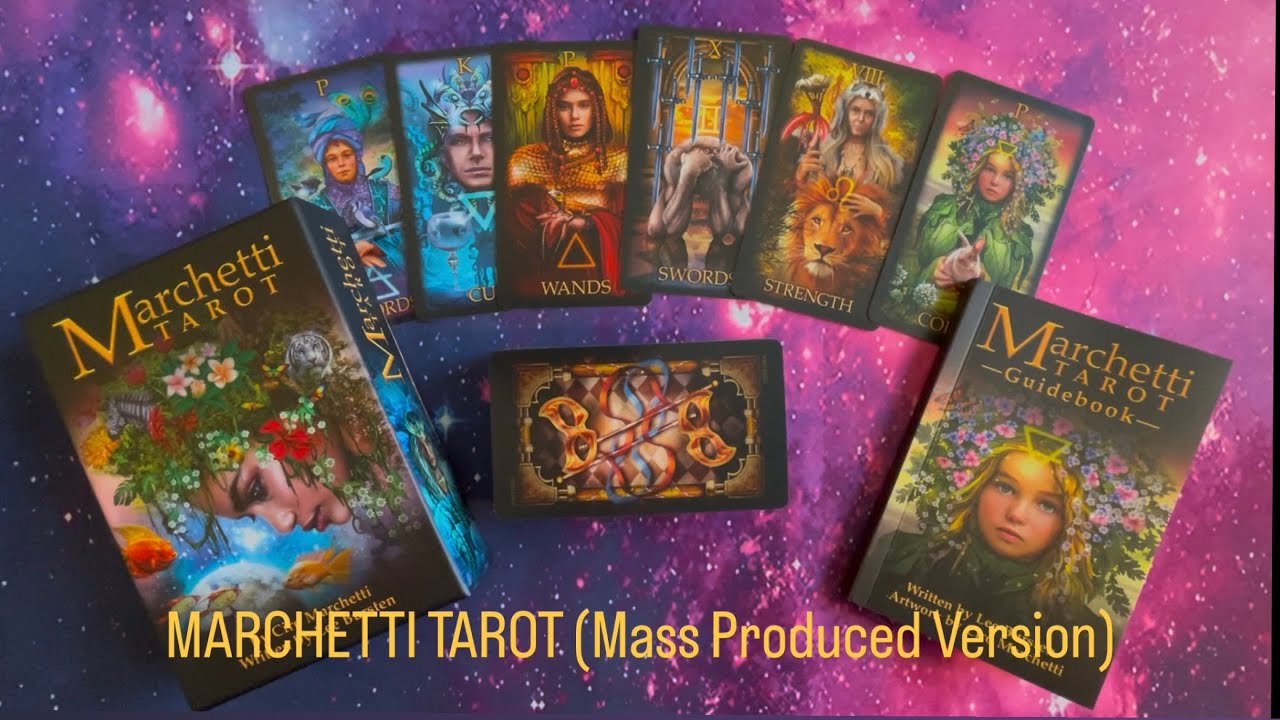 Marchetti Tarot Mass Produced Version Side By Side Comparison ô é ånew