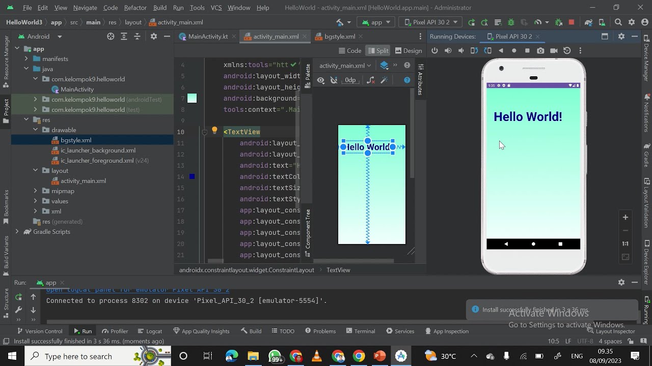 Video Experiment Membuat Program Hello World Kelompok 9 Youtube