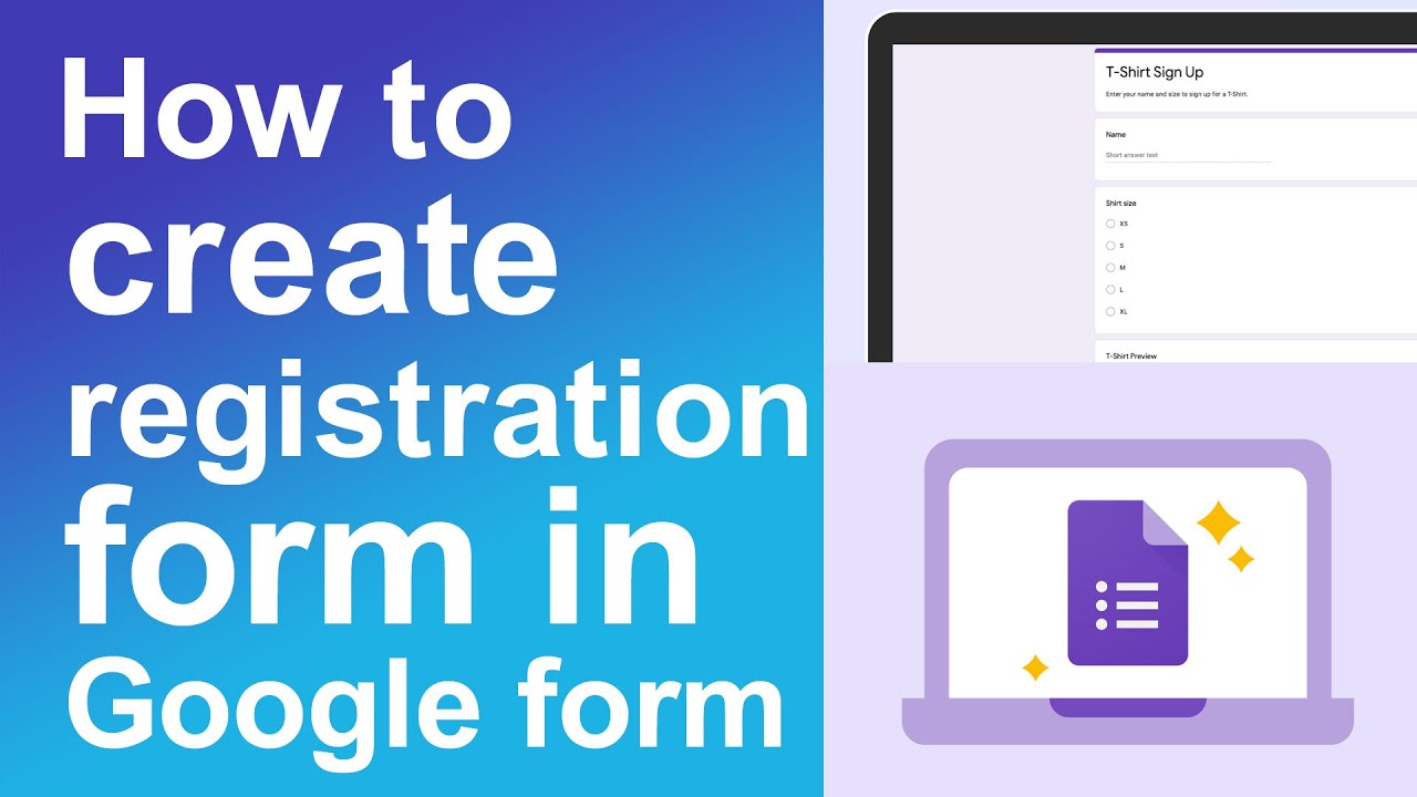 How To Create A Registration Form In Google Forms At Evan Olsen Blog