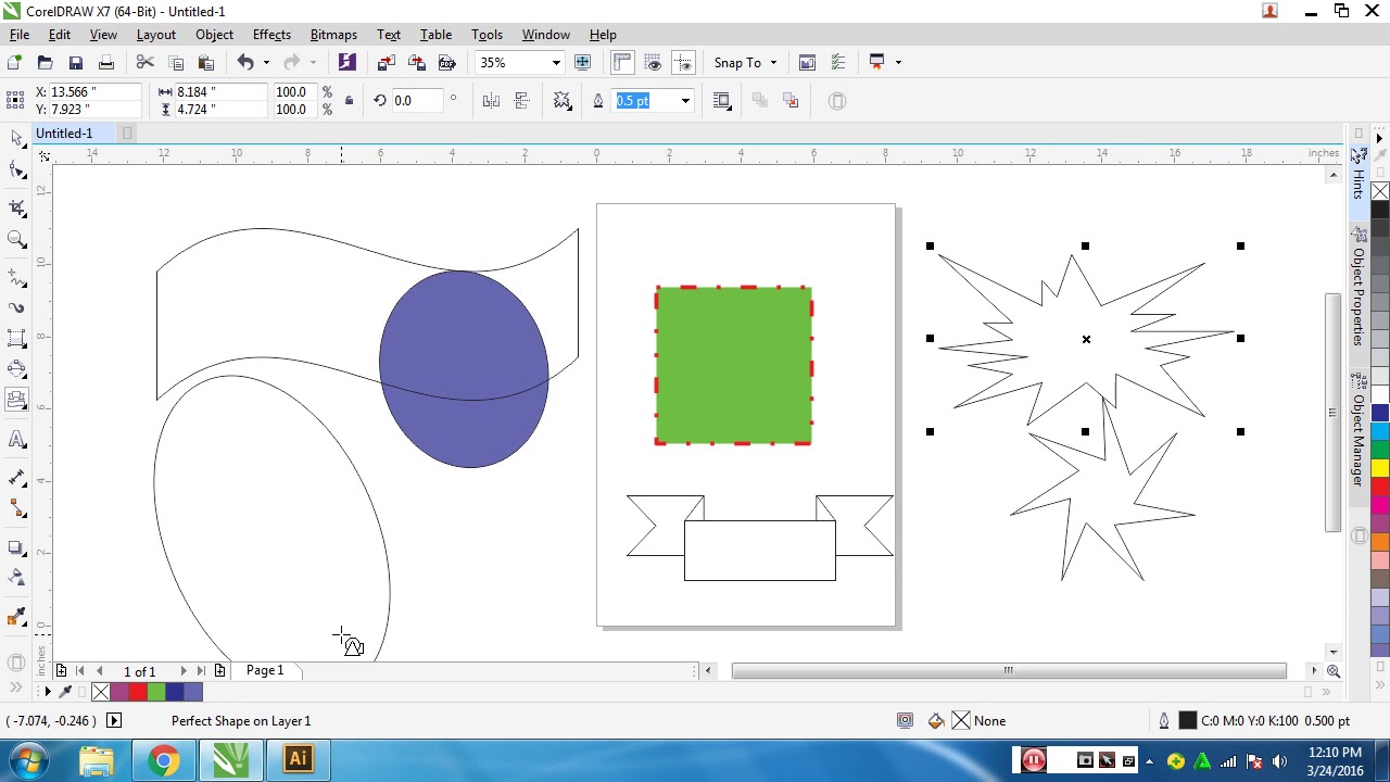 Corel Draw Basic 1 Youtube