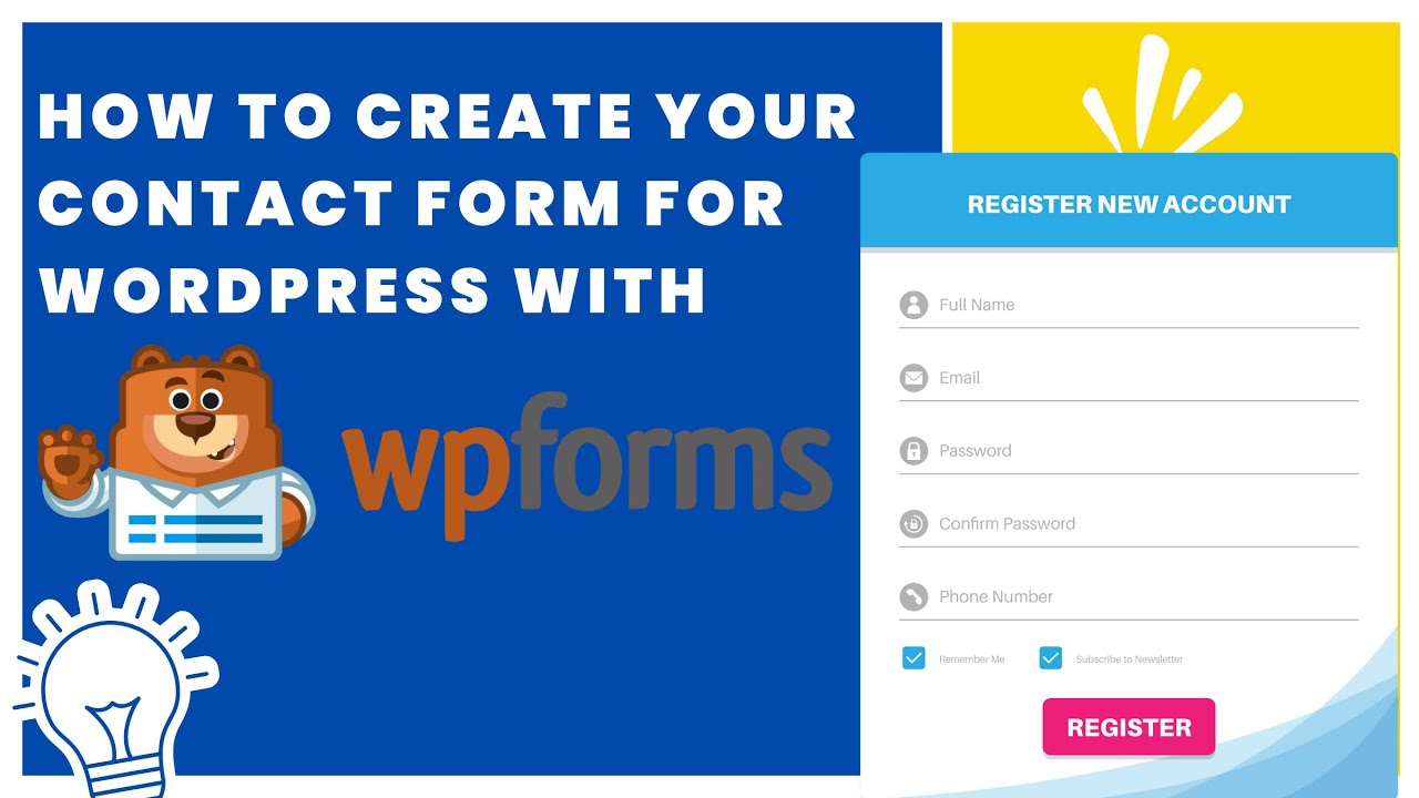 Wpforms Tutorial How To Create Wpforms In Wordpress Youtube