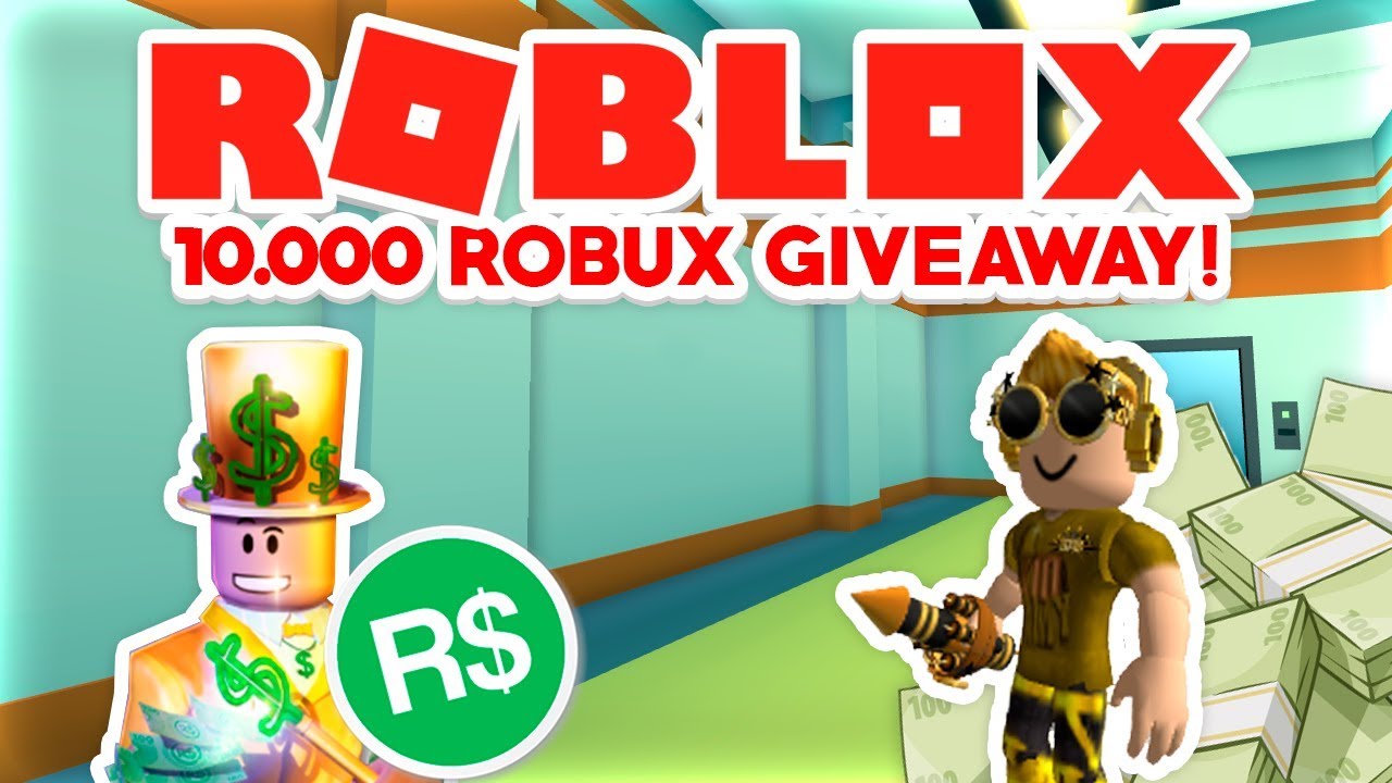 Vind 10 000 Robux Giveaway Dansk Roblox Youtube