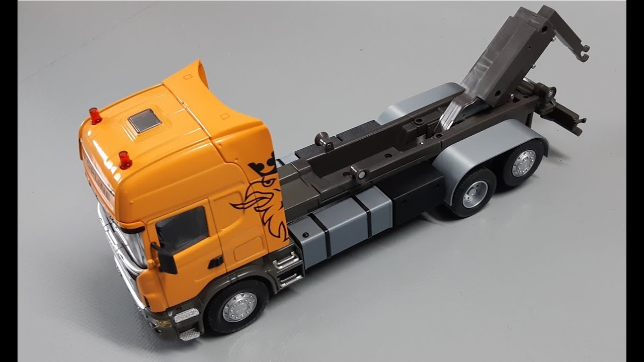 Siku Control Umbau Scania Lkw Mit Hakenlift Youtube