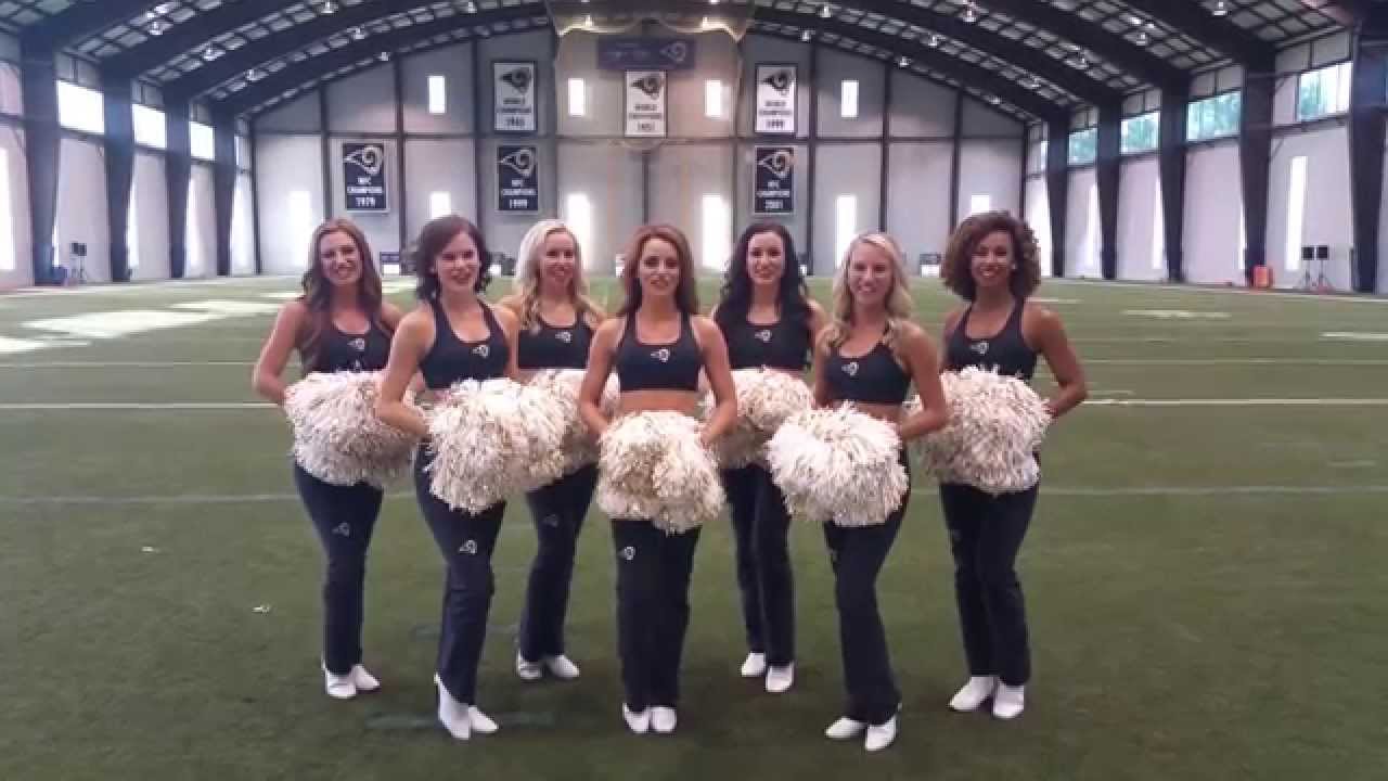 The St Louis Rams Cheerleaders Know Stlisjumping Youtube