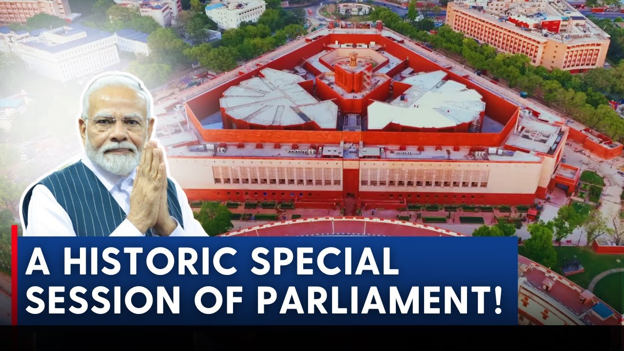 Special Session Of Parliament Live New Parliament Building Central