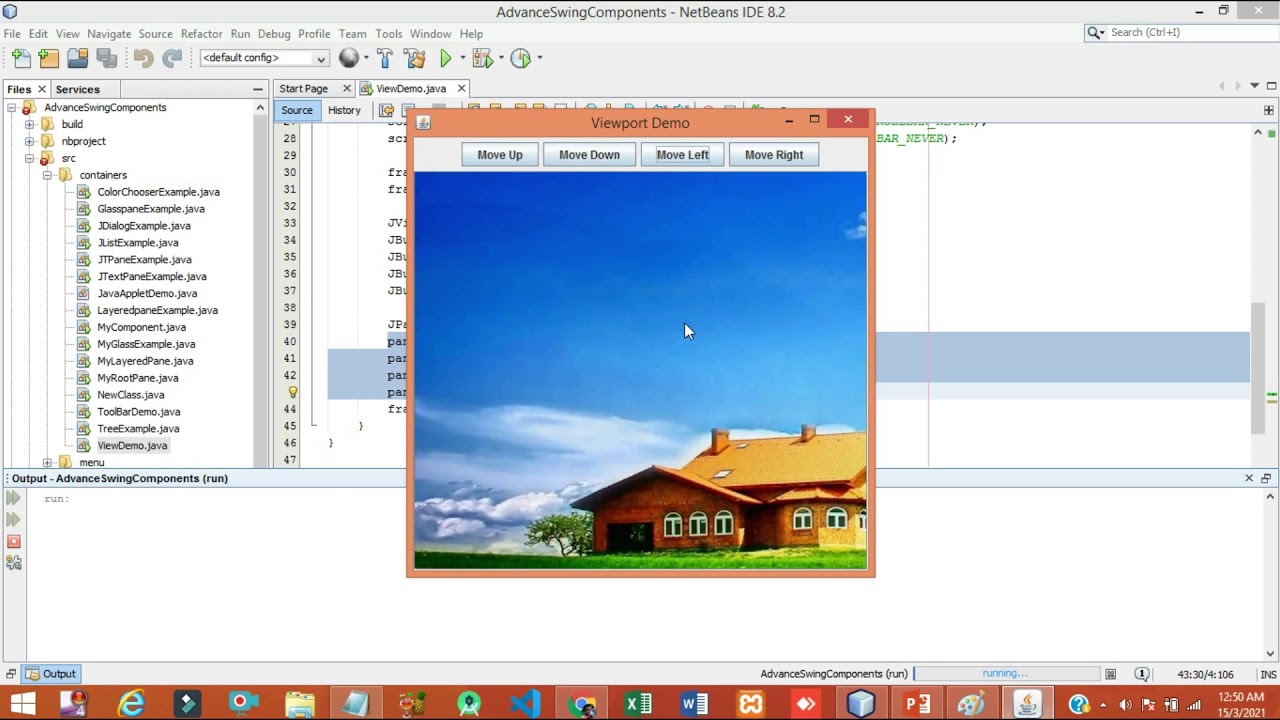 59 Java Swing Tutorial Jviewport In Java Swing Youtube