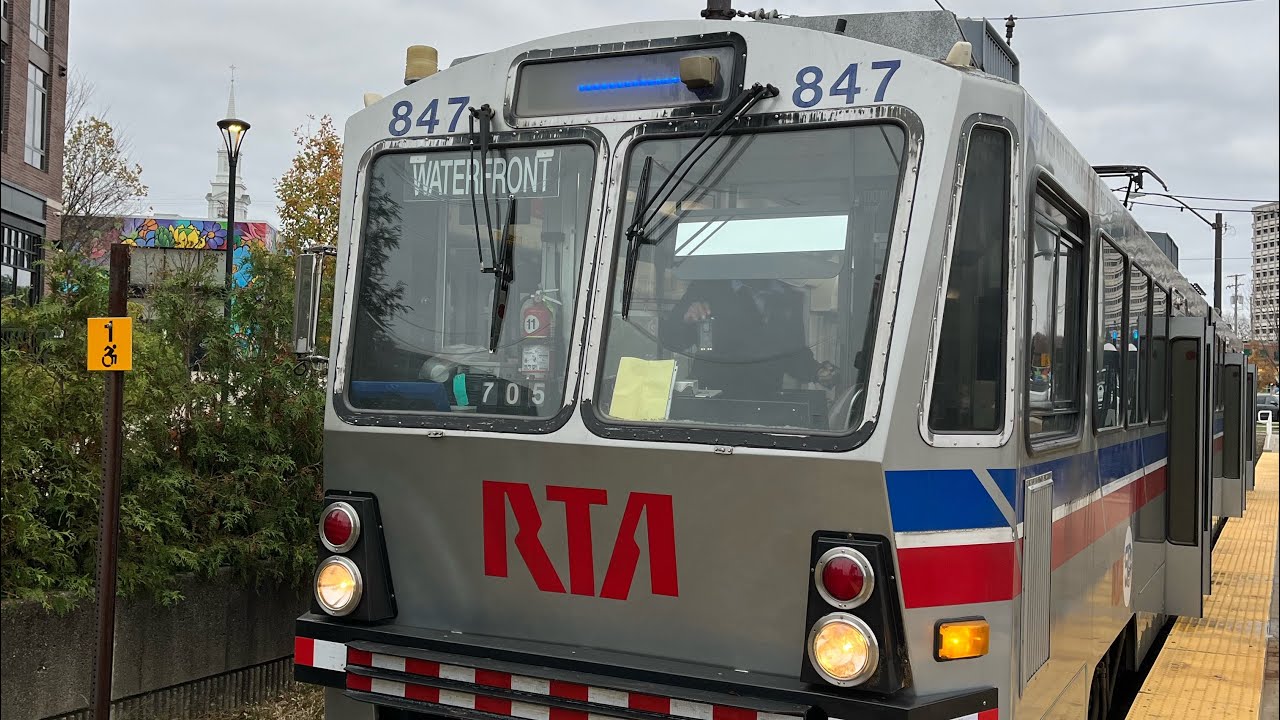 Rta Blue Line From Warrensville Van Aken To Tower City Public Square