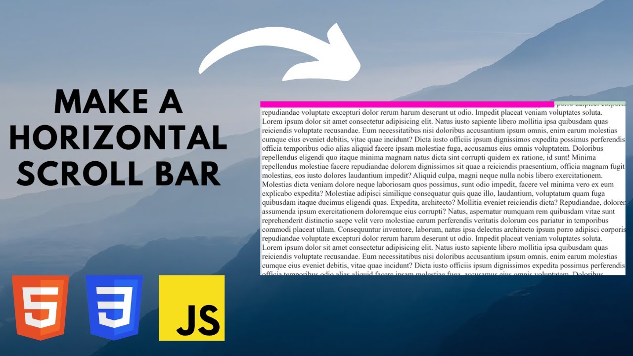 How To Make A Horizontal Scrollbar At The Top Of Your Website 2023