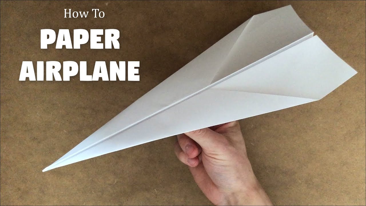 Asmr Paper Airplane Making Youtube