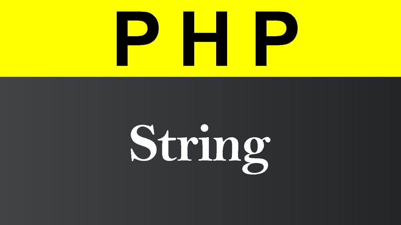 String In Php Hindi Youtube