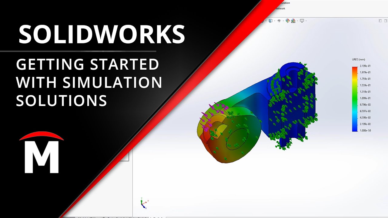 Getting Started With Solidworks Simulation Solutions Youtube