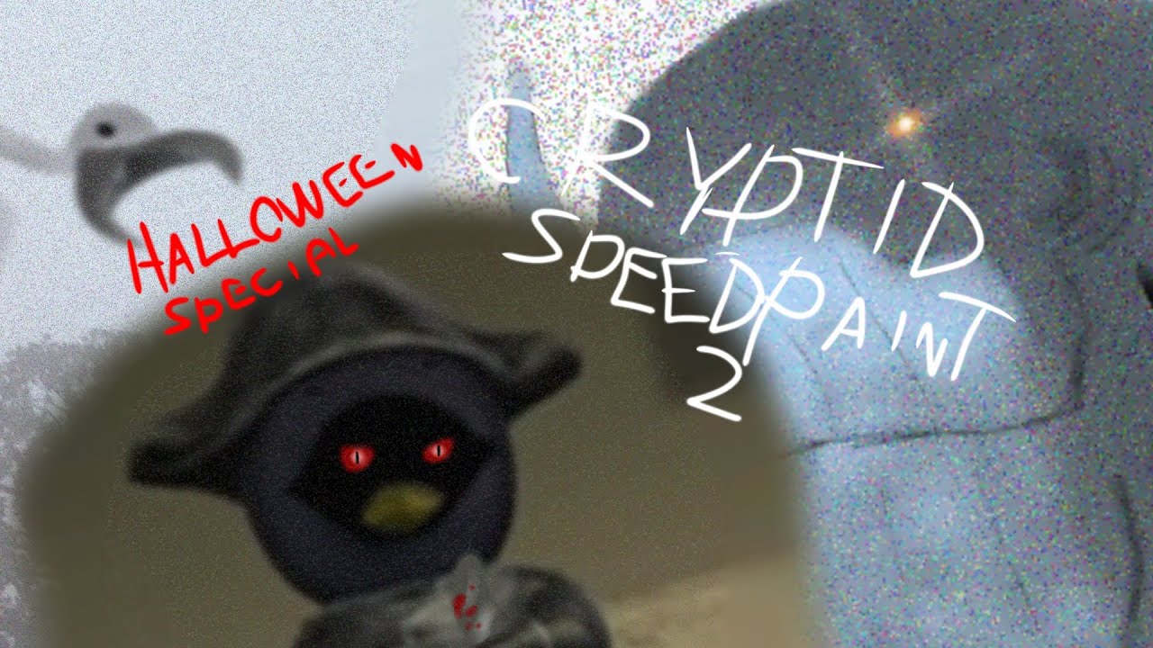 Malcrow7 Cryptid Speed Paint 2 Halloween Special Youtube