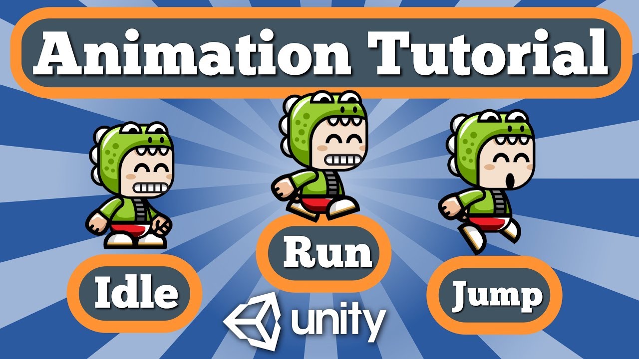 Unity 2d Animation Tutorial Idle Run Jump Animations And Transitions