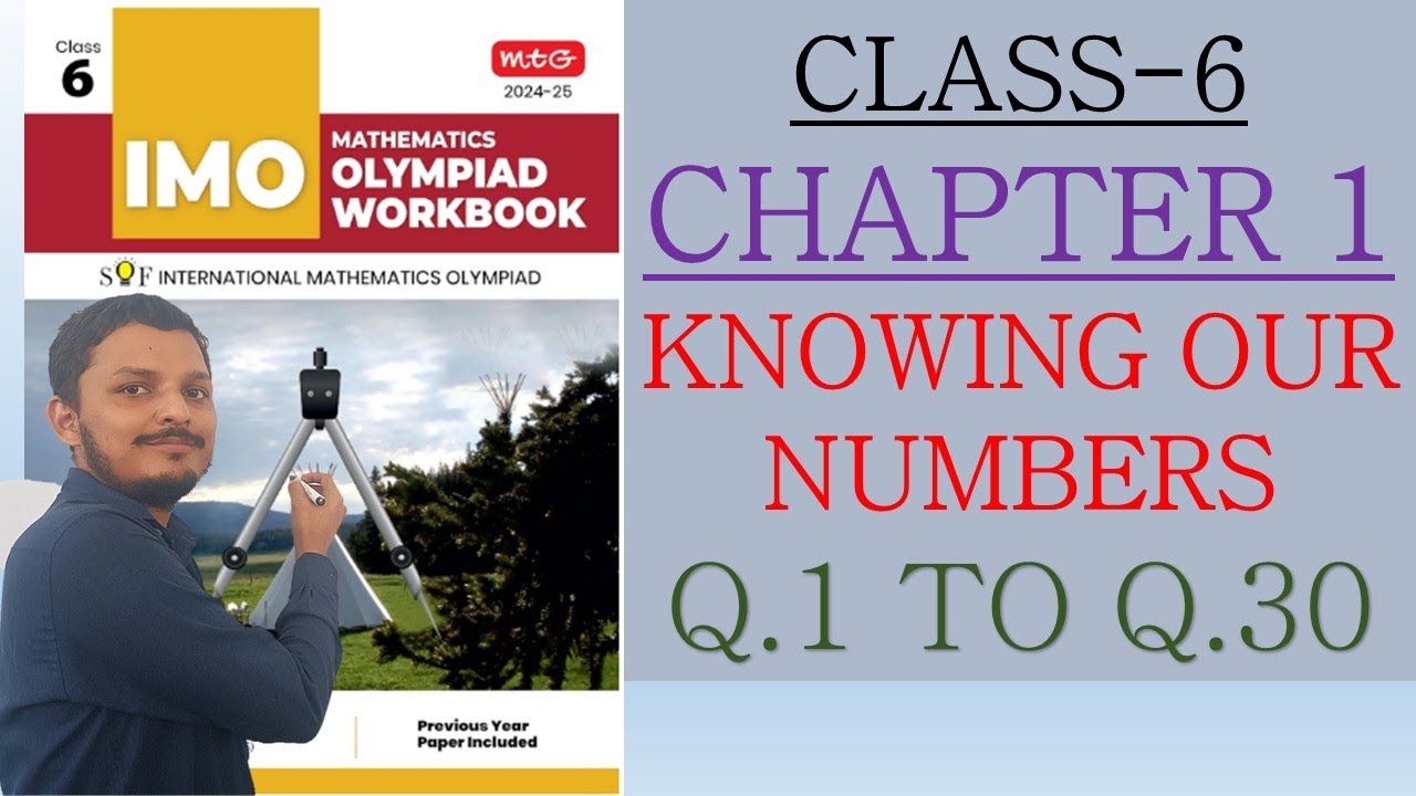 Sof Imo Olympiad Class 6 Chapter 1 Knowing Our Numbers 2024 25 Mtg Book