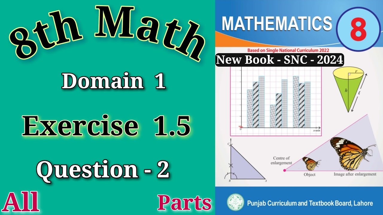 8th Class Math New Book Exercise 1 5 Q 2 Class 8 Math Chapter 1