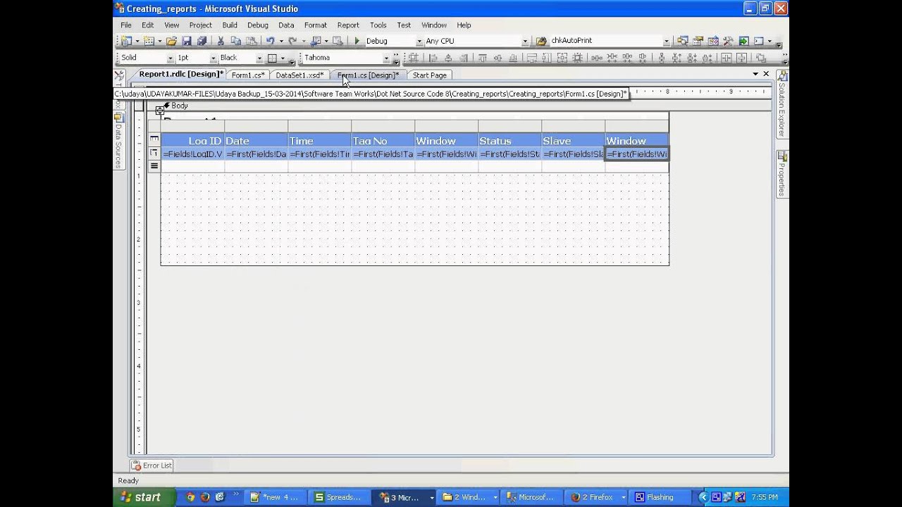 How To Use Reportviewer In C Windows Application Winforms Youtube