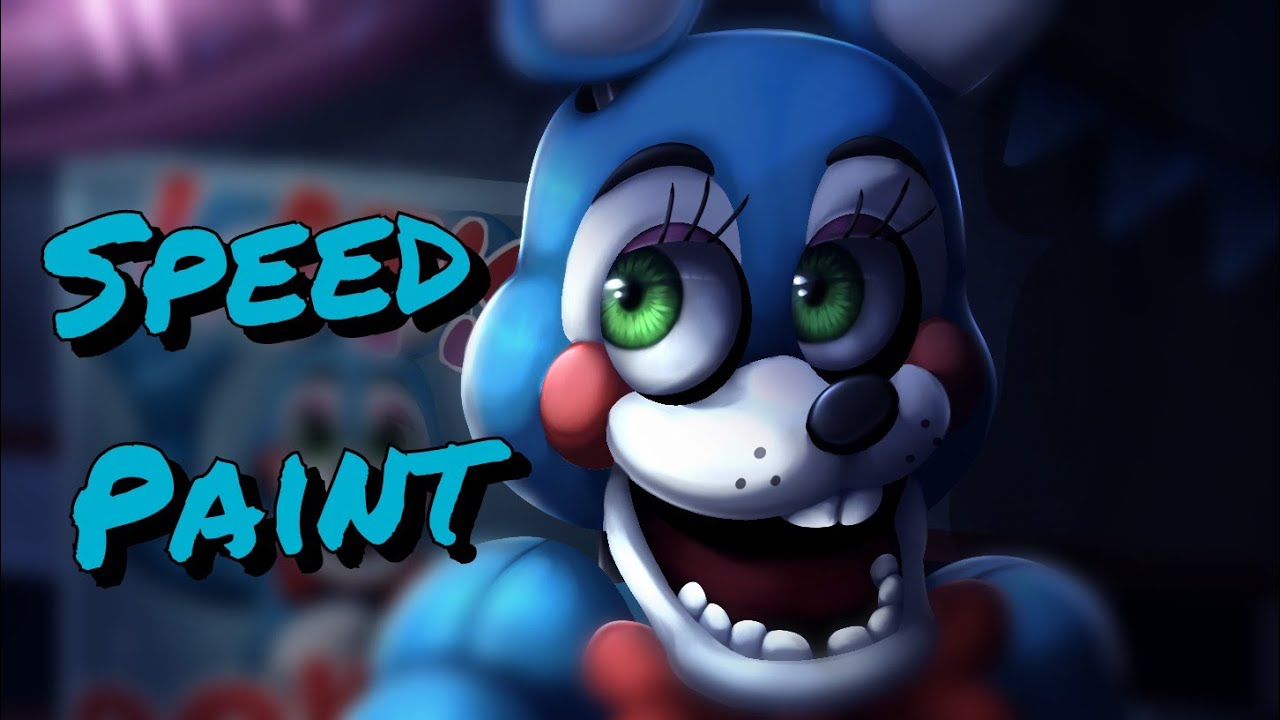 Toy Bonnie Fnaf 2 Speedpaint Youtube