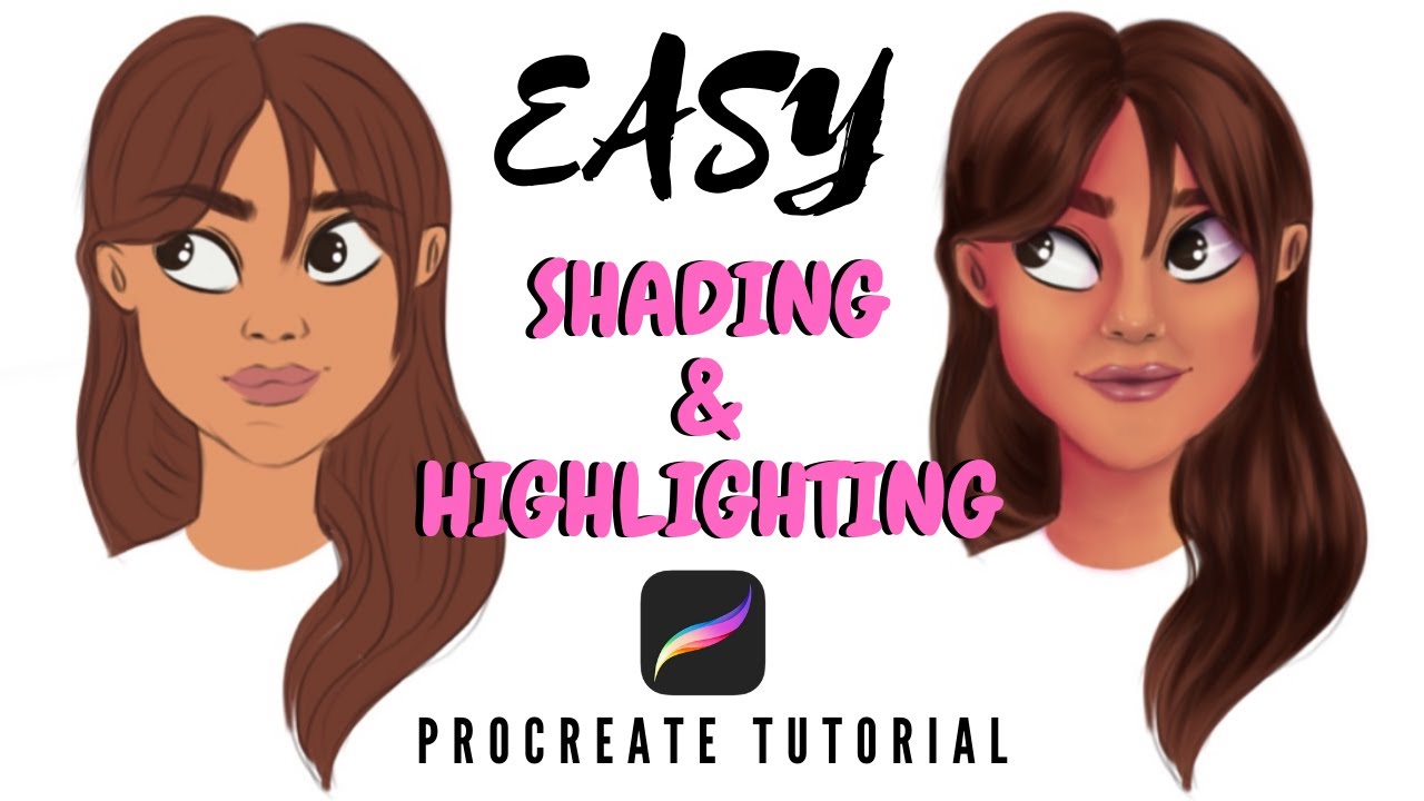 Easy Procreate Shading And Highlighting Tutorial Procreate Tutorial