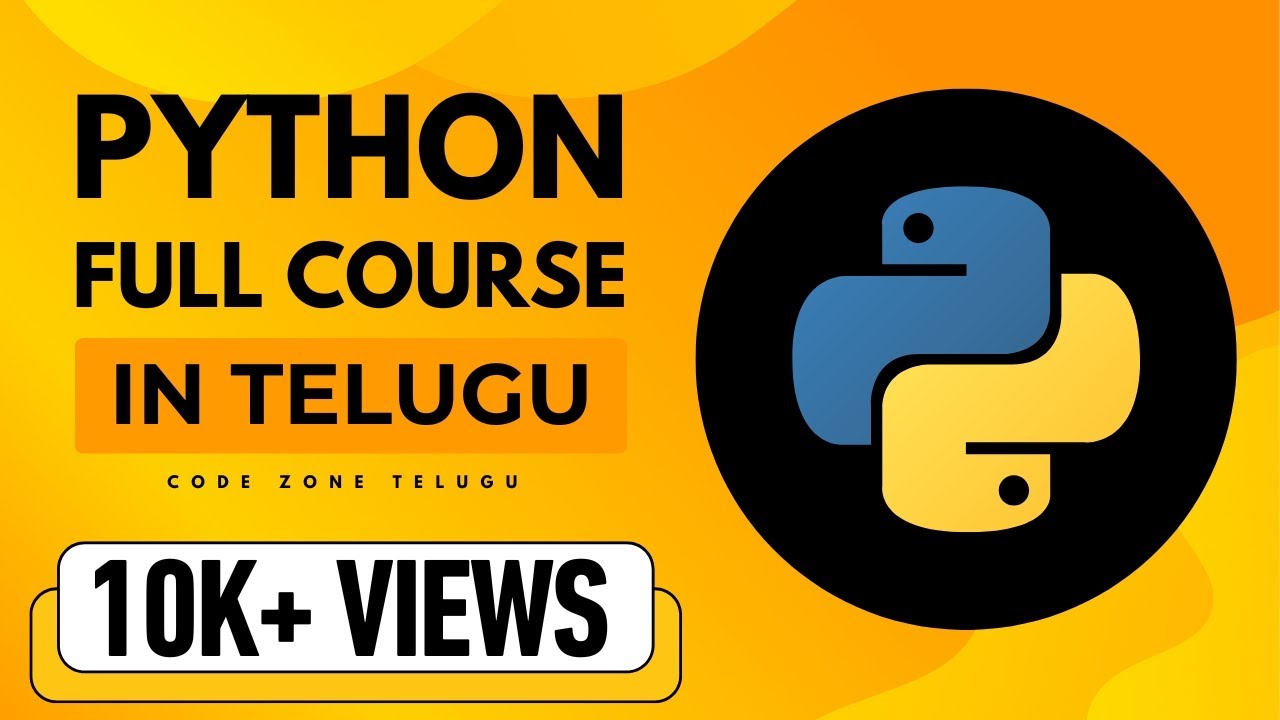 Python Full Course In Telugu From Basics To Advanced In One Video