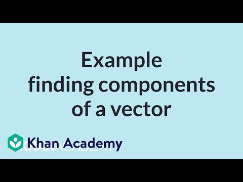Example Finding Components Of A Vector Safe Videos For Kids