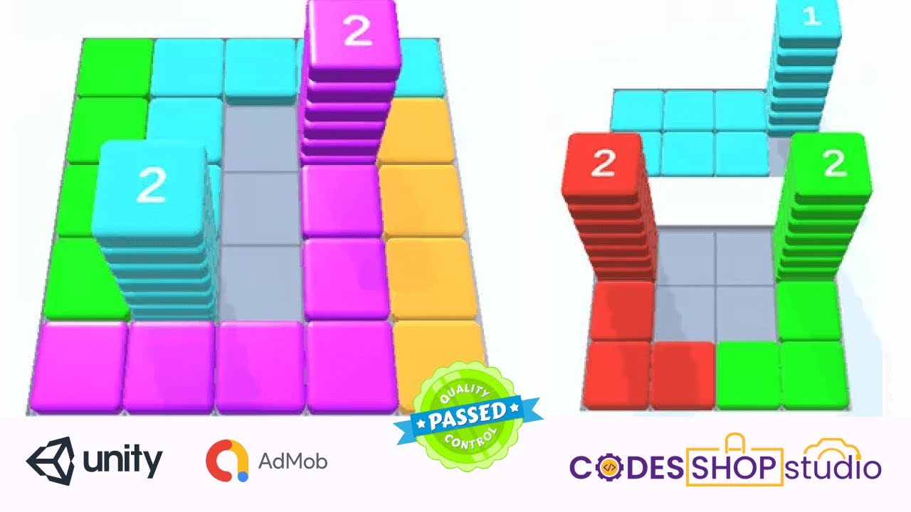 Stack Puzzle 3d Puzzle Game Unity Game Youtube