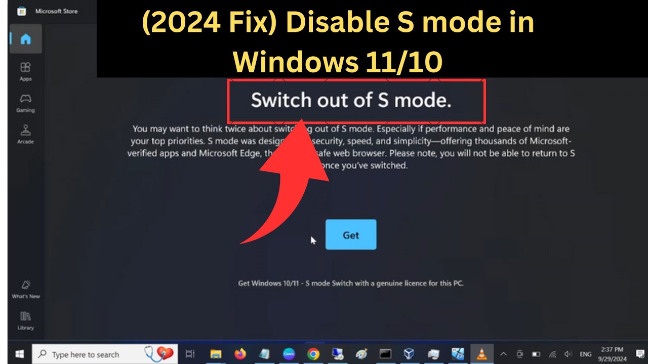 2024 Fix Disable S Mode In Windows 11 10 How To Turn Off Windows