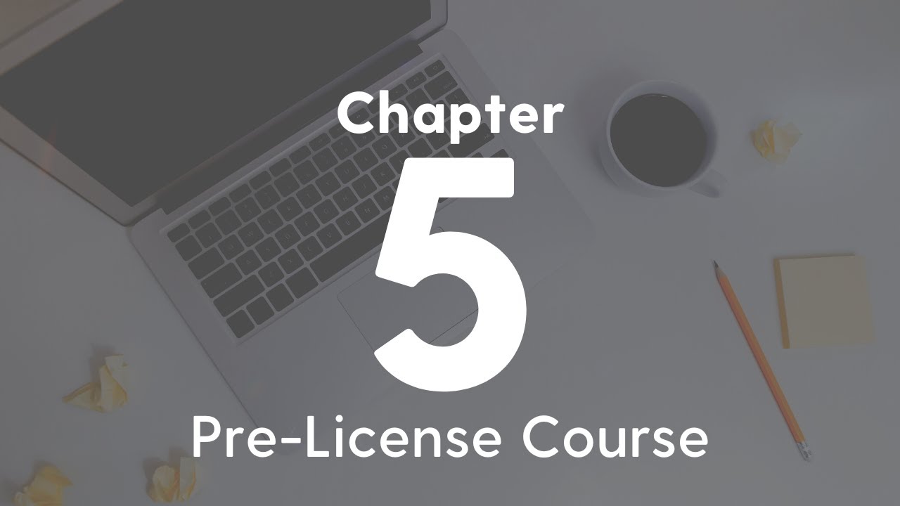 Pre License Chapter 5 Review Youtube