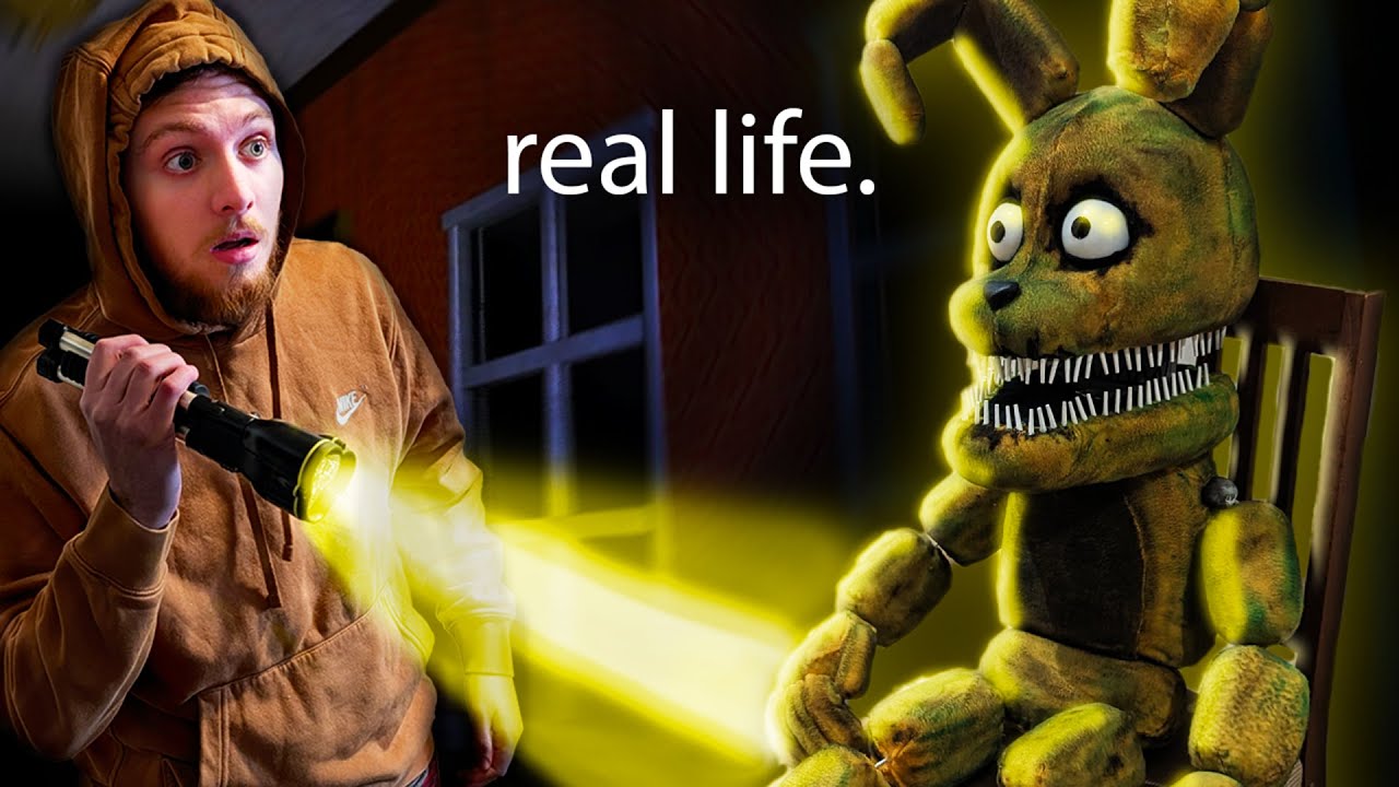 I Made Plushtrap From Fnaf In Real Life Youtube