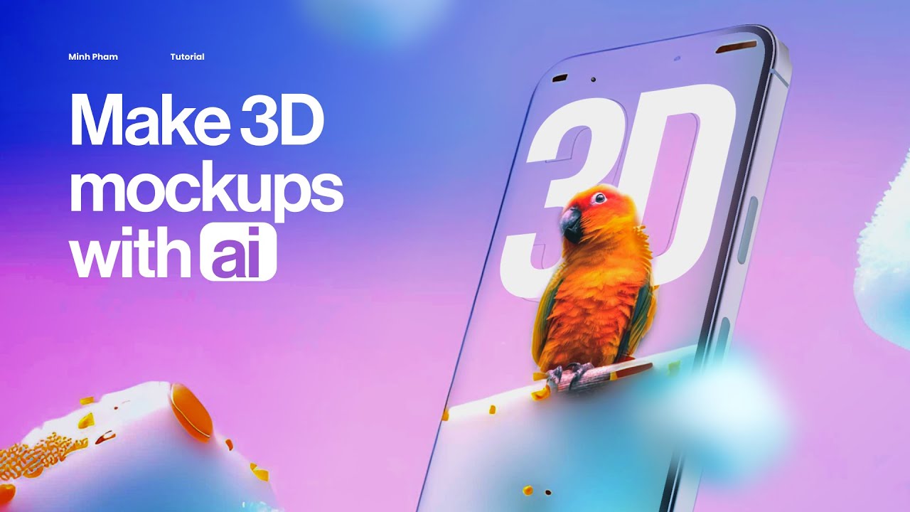 Create Hundreds Of 3d Iphone Mockups Using Ai Tutorial Youtube