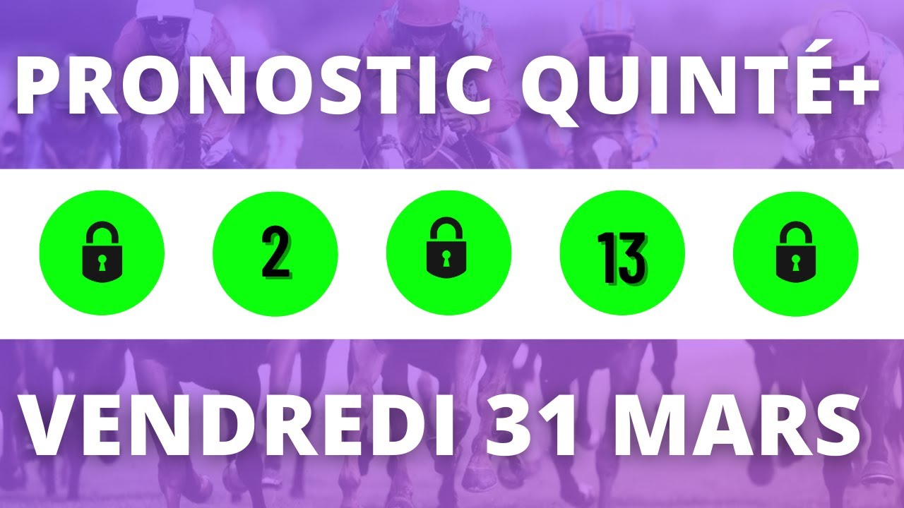 Pronostic Pmu Quinté Vendredi 31 Mars à Vincennes Réunion 1 Course 8