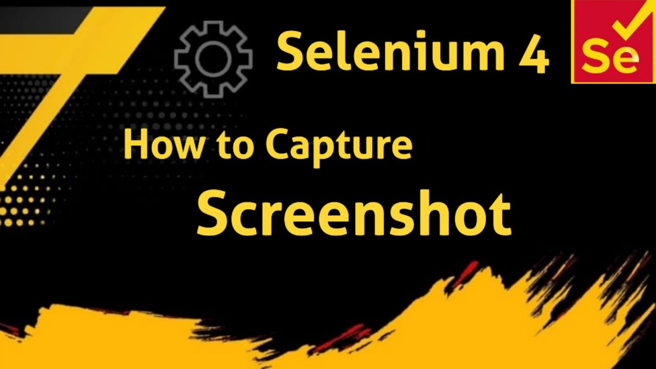 18 Selenium Java Capture Screenshot Youtube