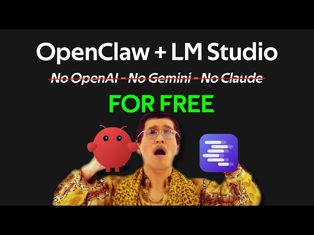 Openclaw Lm Studio Tutorial Free Local Ai Setup No Openai Gemini