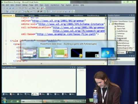 Building A Kinect Game With Python Youtube