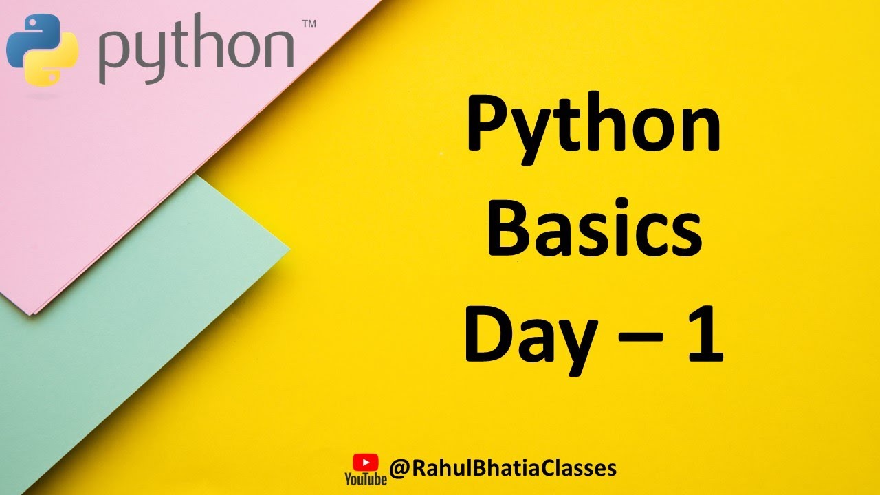 Programming In Python Day 1 26 02 2025 Youtube