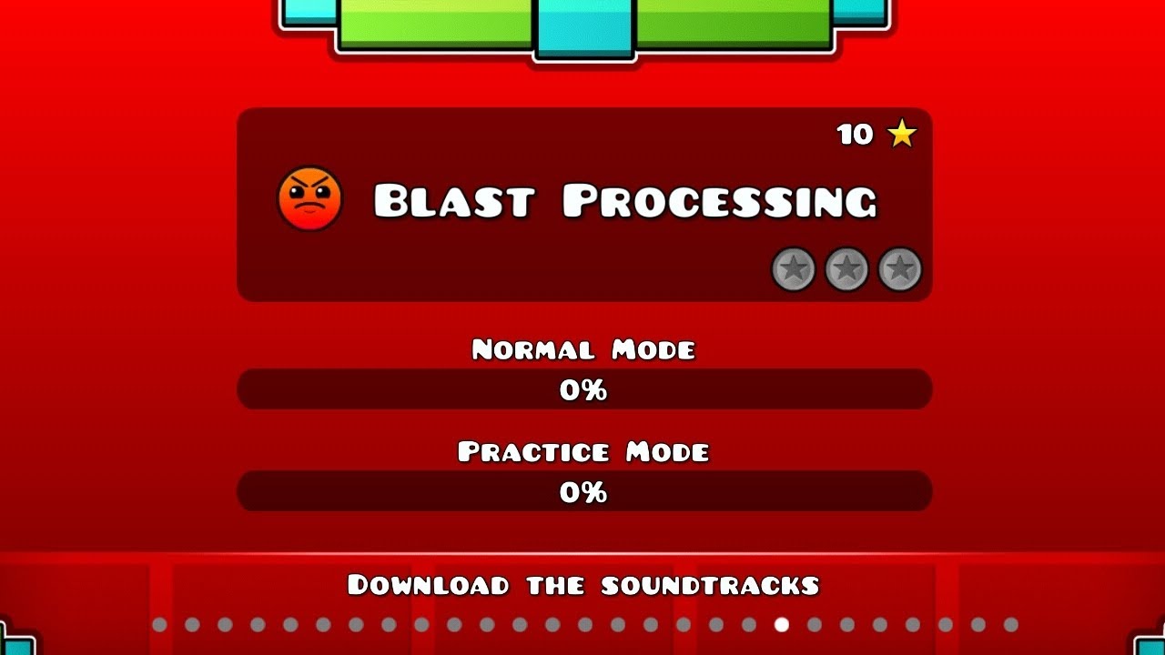 Blast Processing Full Version 3 Coins Geometry Dash Full Version