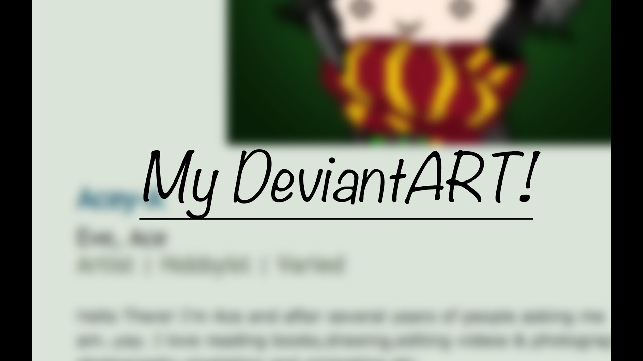 My Deviantart Youtube