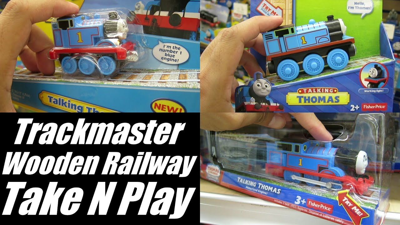 Talking Thomas The Tank Engine Trackmaster Take N Play And Wooden