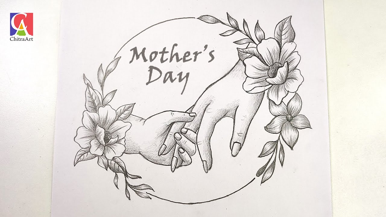 Beautiful Mother S Day Drawing Easy Step By Step For Beginners