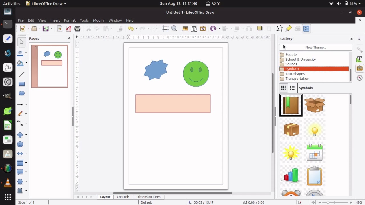 How To Create Your First Drawing In Libreoffice Draw Youtube