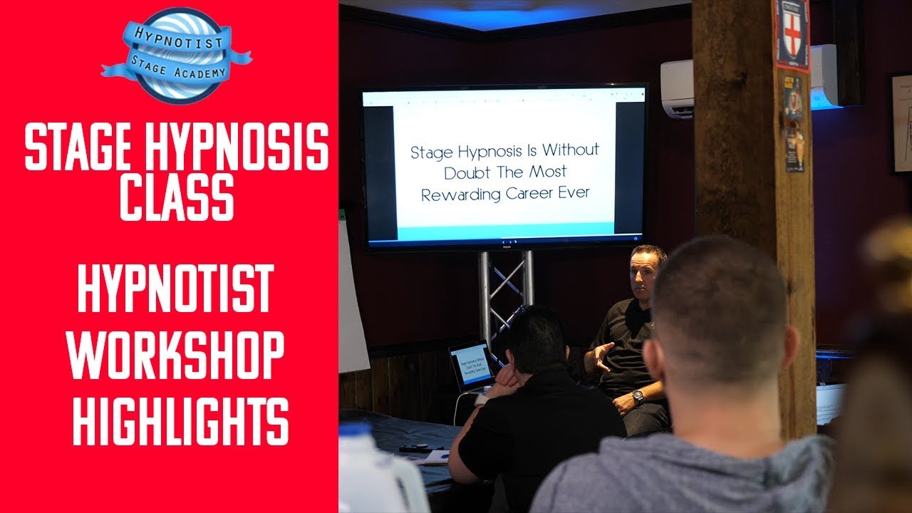 Stage Hypnosis Class Hypnotist Workshop Highlights Youtube