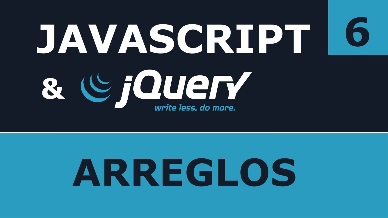 6 Arreglos En Javascript Youtube