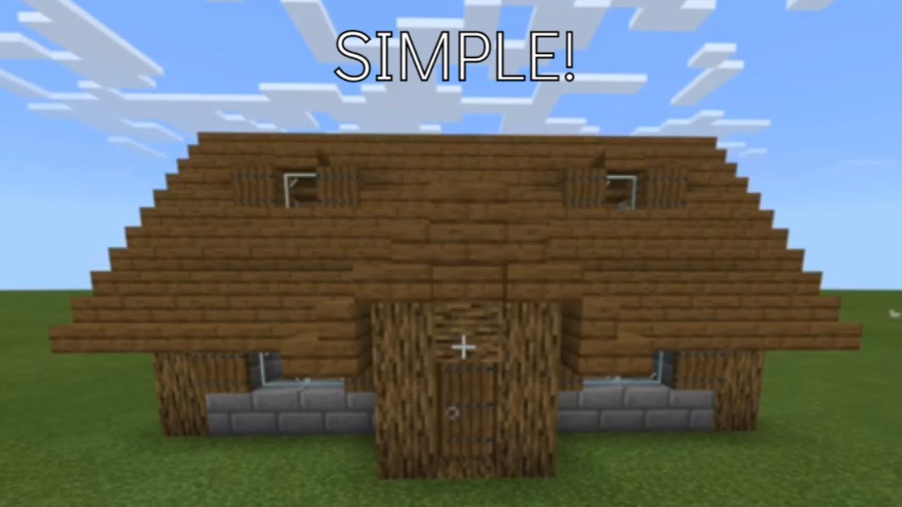 Simple House Tutorial Minecraft Youtube