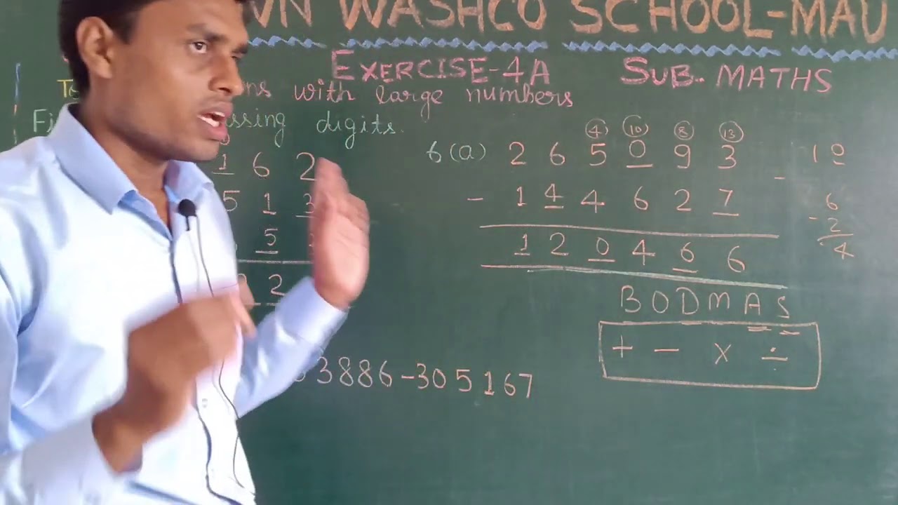 Maths Class 5 Exercise 4 A Youtube