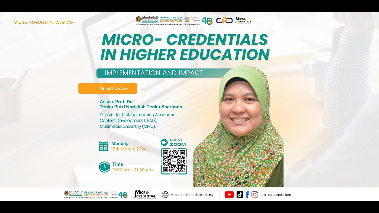 Webinar Micro Credentials In Higher Education Implementation And