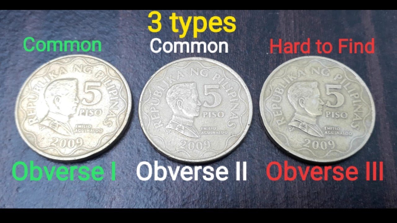 2009 5 Piso рџ Hard To Find Obverse Iii Youtube